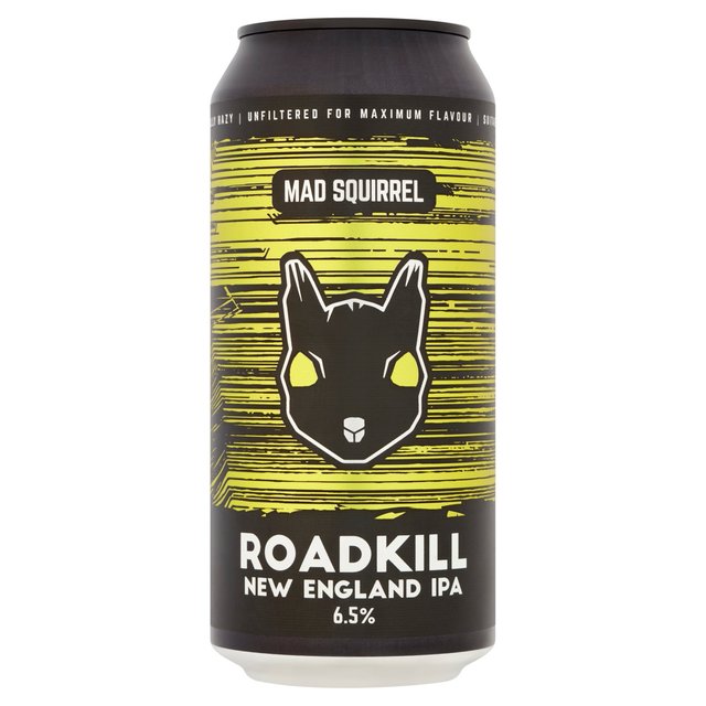 MAD SQUIRREL ROADKILL 6.5% NEIPA 440ML - Crafty Fox Bar