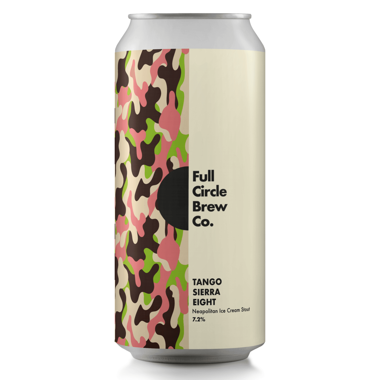 FULL CIRCLE TANGO SIERRA EIGHT 7.2% NEAPOLITAN STOUT 440ML - Crafty Fox Bar
